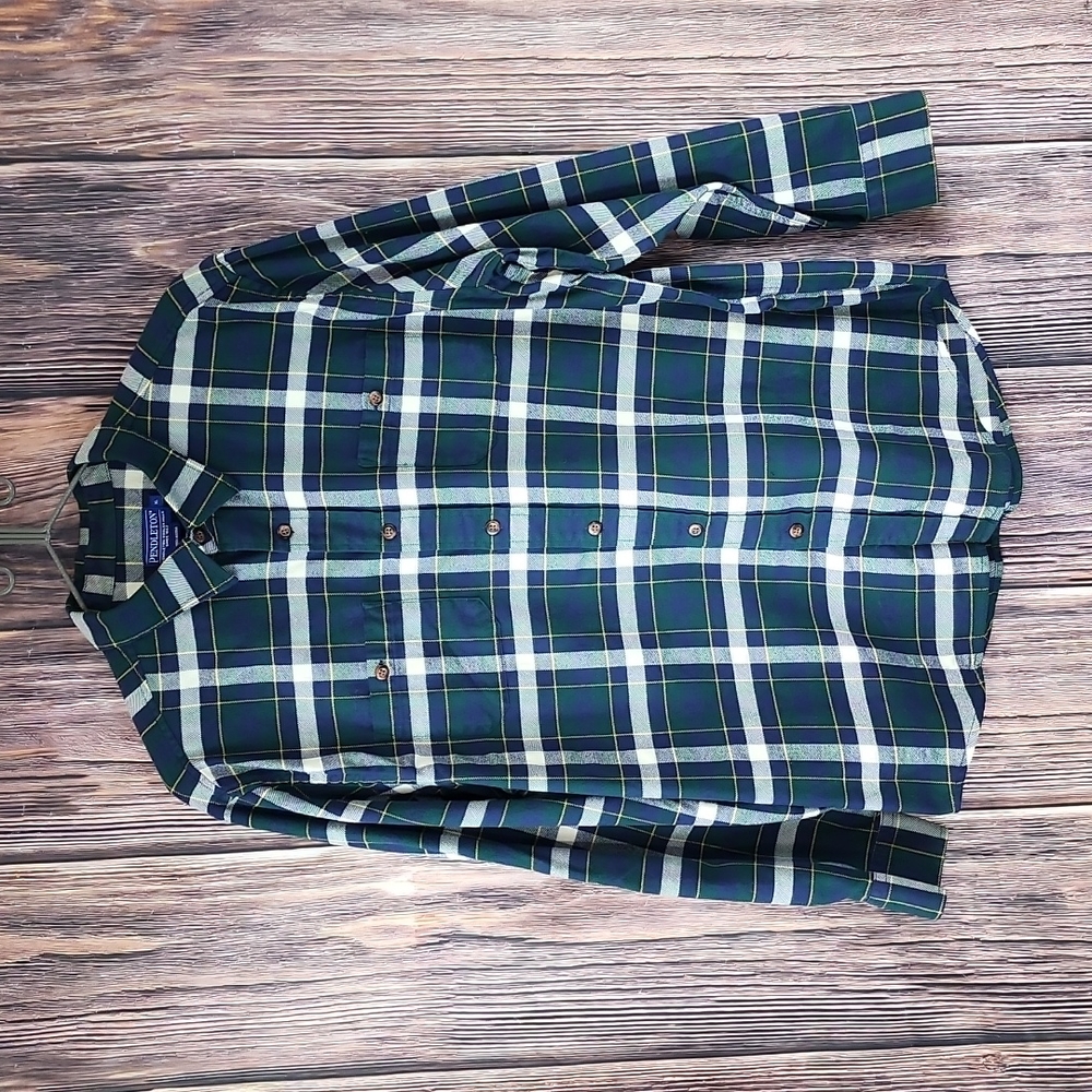 Pendleton Men's Plaid Cotton Flannel Shirt - Gem